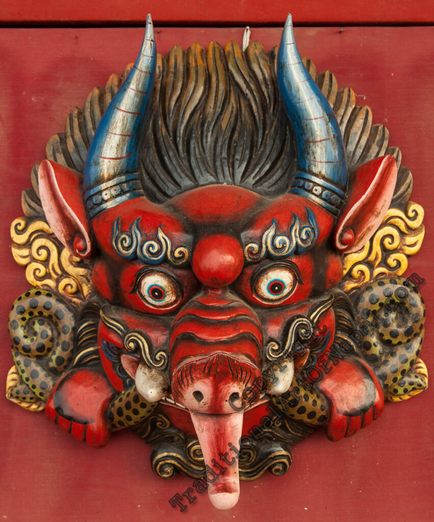 Mask of Yamantaka | traditionalartofnepal.com