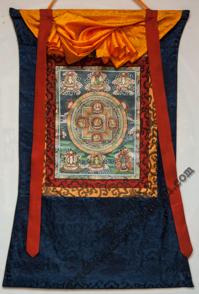 Silk Frame for Thangka decor 2| traditionalartofnepal.com
