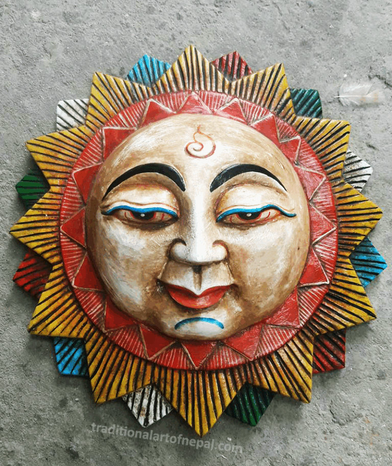 Sun Mask | traditionalartofnepal.com