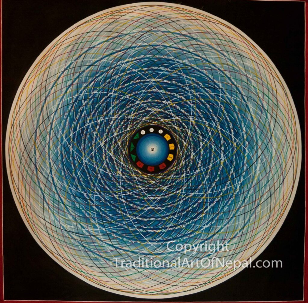 Universal Om Mandala | traditionalartofnepal.com